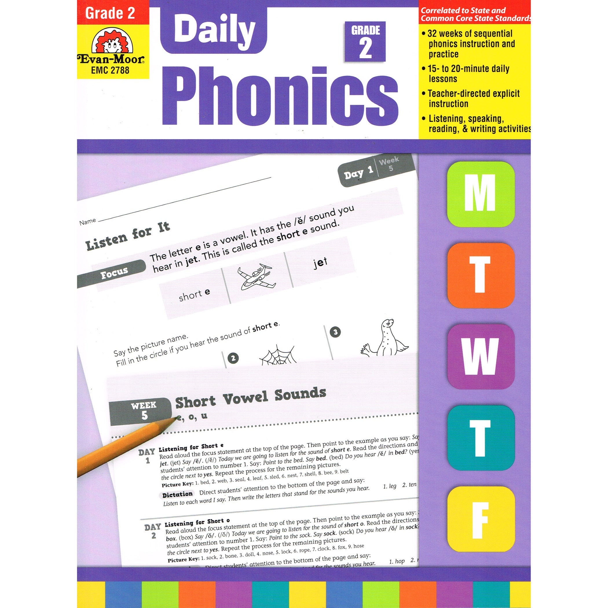 Daily Phonics Book, Teacher's Edition, Grade 2 - Loomini