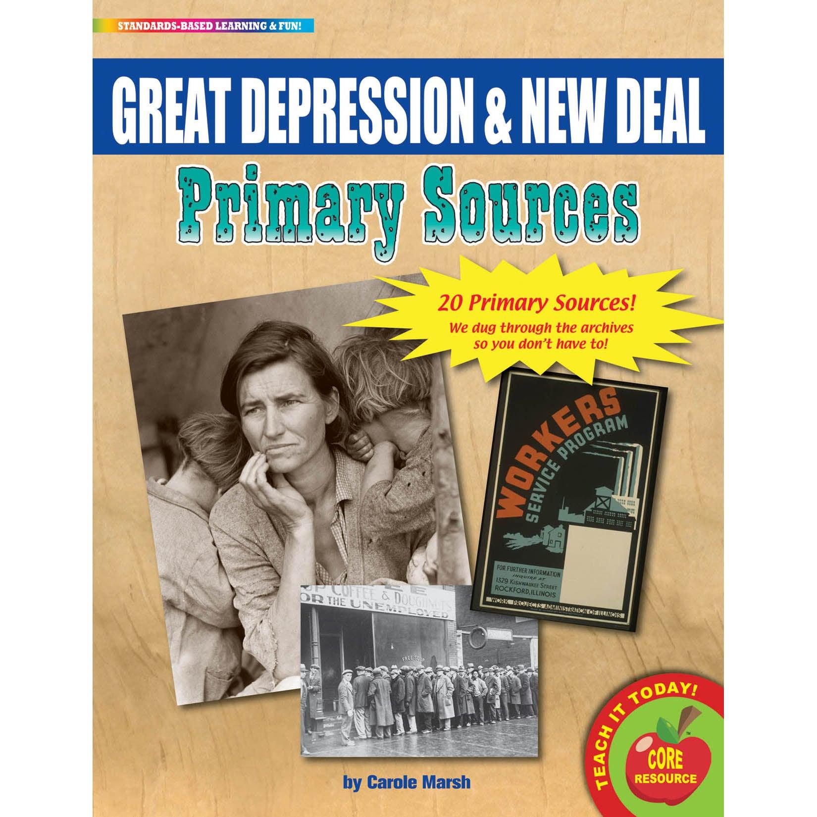 Primary Sources, Great Depression & New Deal – Loomini