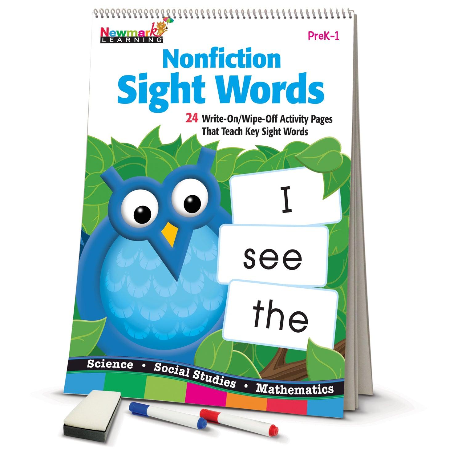 Nonfiction Sight Words Learning Flip Chart – Loomini