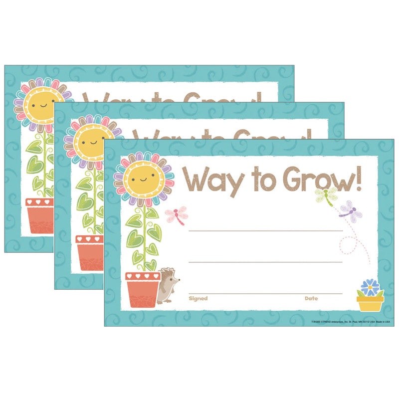 Way to Grow Good to Grow Recognition Award, 30 Per Pack, 3 Packs – Loomini
